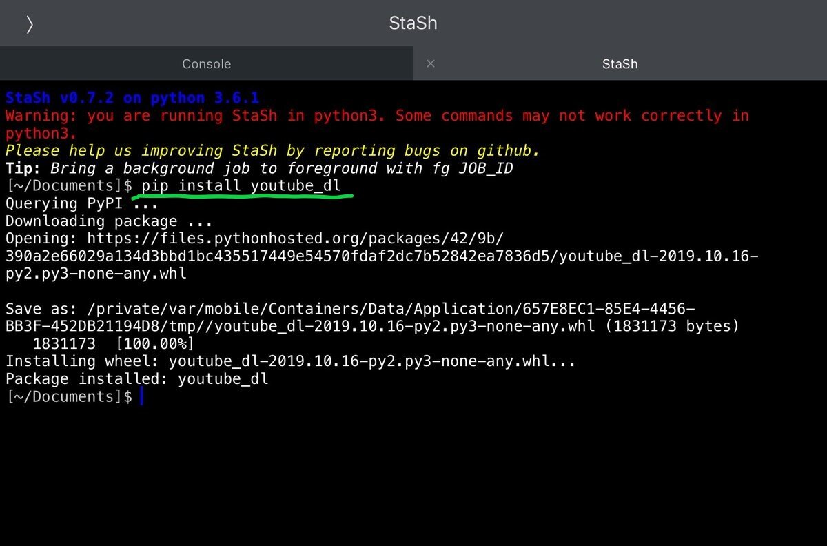iPhoneでYoutube動画をダウンロードする方法【Pythonista3】 | クソざこCoding