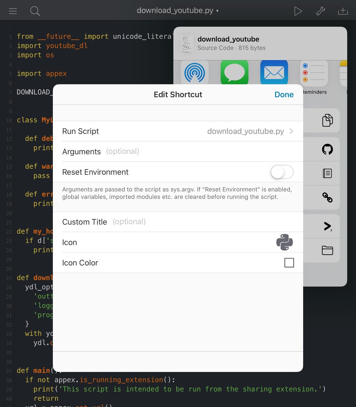 iPhoneでYoutube動画をダウンロードする方法【Pythonista3】 | クソざこCoding